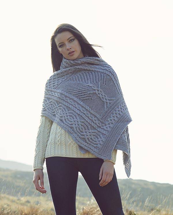 Irish Wool Ponchos, Capes & Shawls for ladies