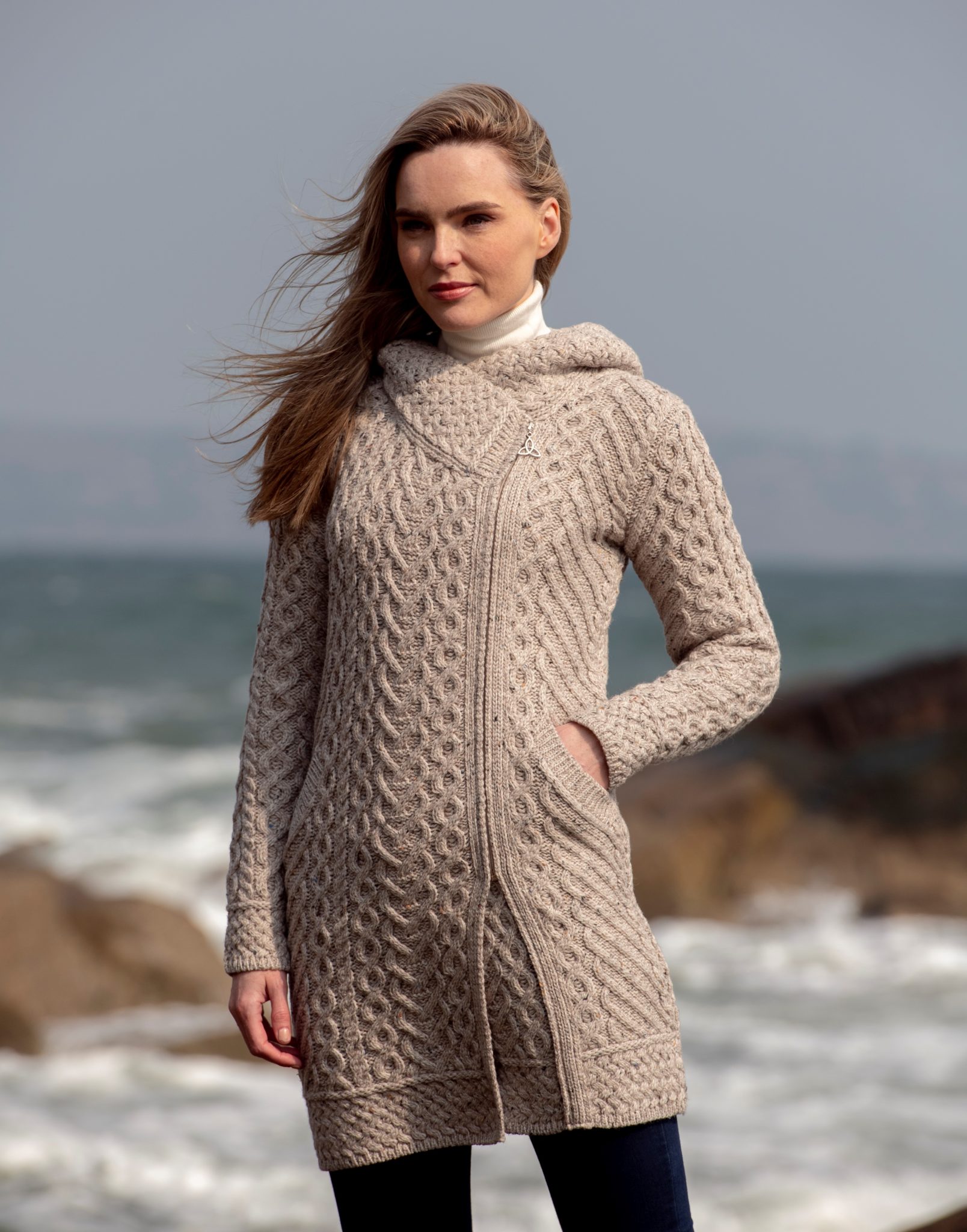 Aran Crafts | Ladies Irish Sweaters | Women's Aran Sweaters