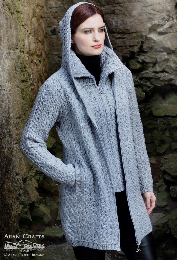 Women's Knitted Sweaters, Aran Cardigans, Irish Shawls and Cable Knit ...