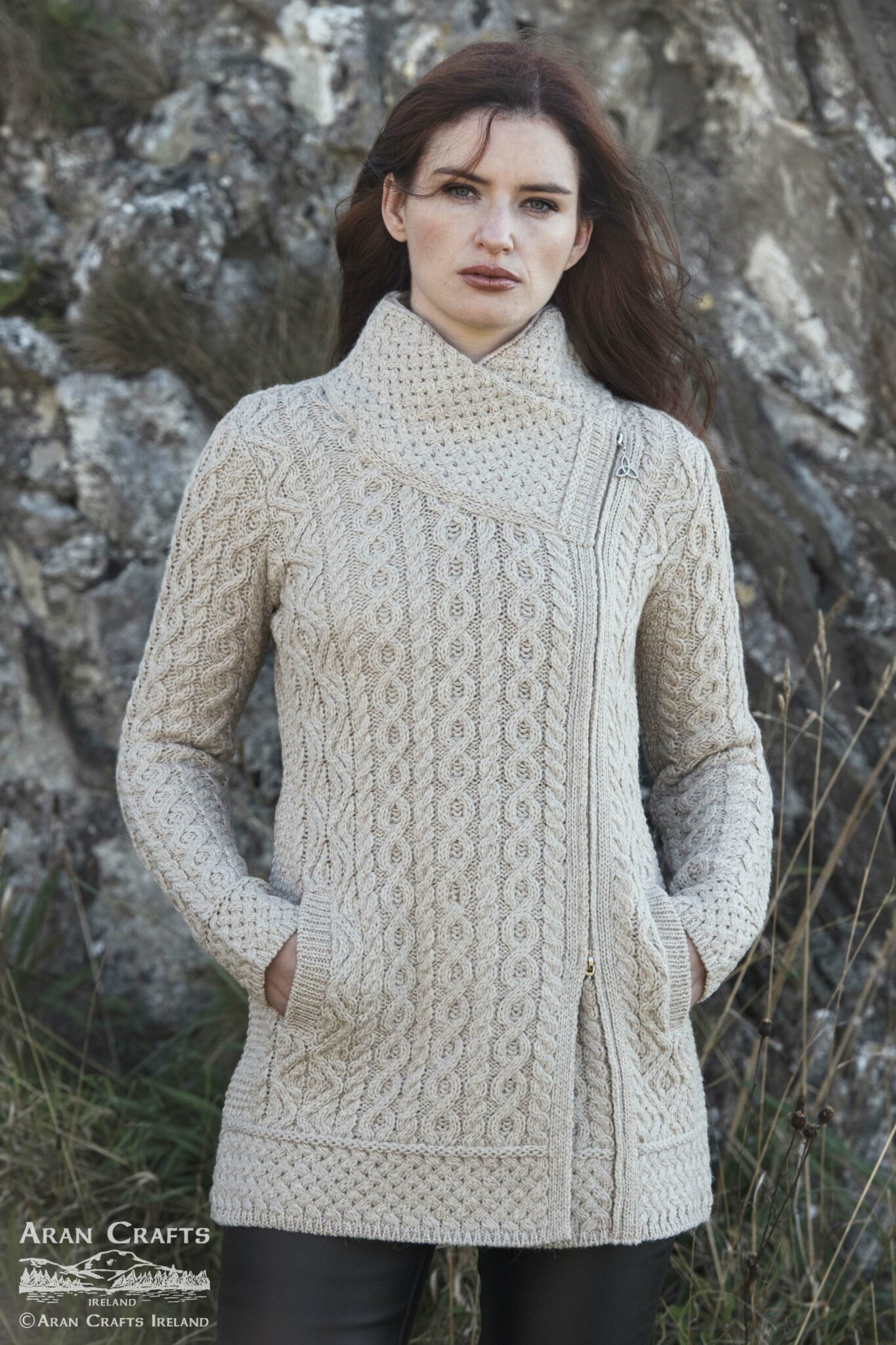 Aran Crafts | Ladies Irish Sweaters | Women's Aran Sweaters