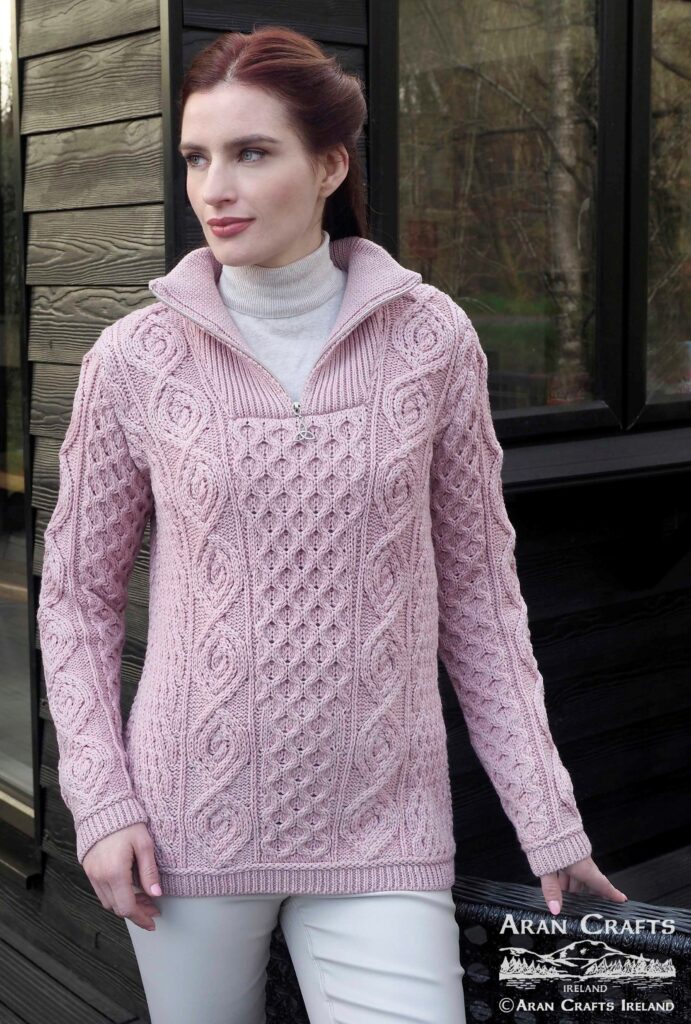 Aran Crafts | Ladies Irish Sweaters | Women's Aran Sweaters