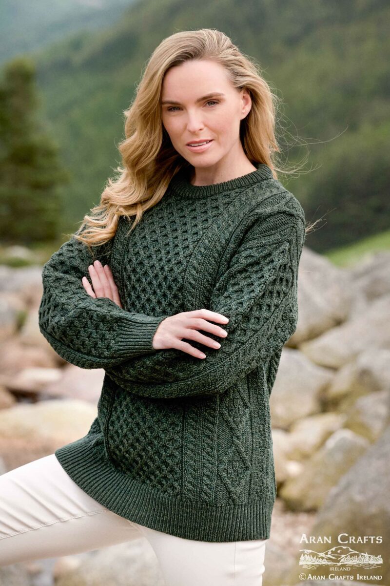 Aran Crafts | Ladies Irish Sweaters | Women's Aran Sweaters