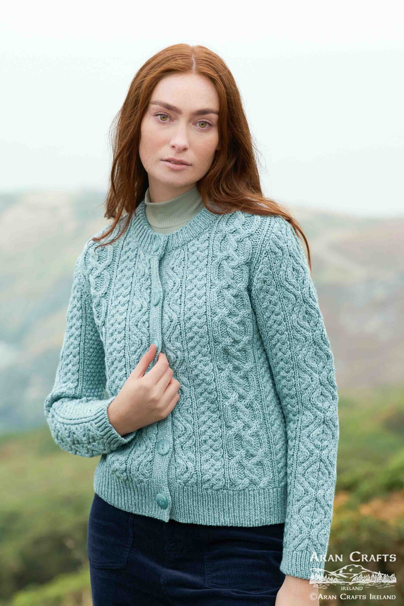 Irish cardigan sweater - Ladies cardigans, Aram Crafts